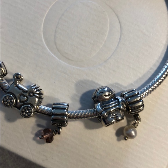 Pandora | Jewelry | Pandora Bracelet Baby Shower Little Boy | Poshmark